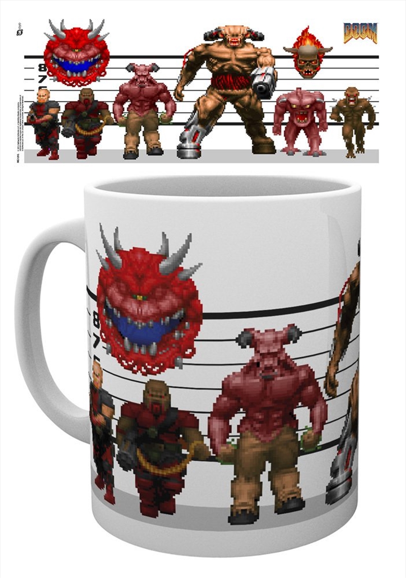 Buy Doom Classic - Enemies Mug in Drinkware | Sanity