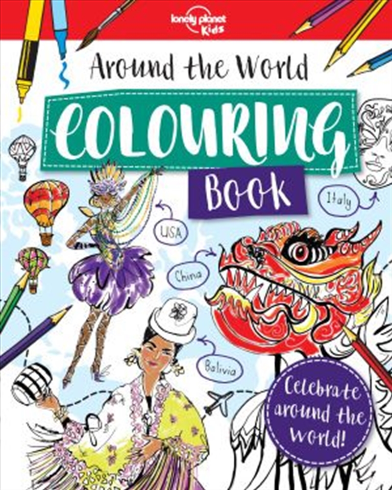 Buy Lonely Planet Kids Around The World Colouring Book