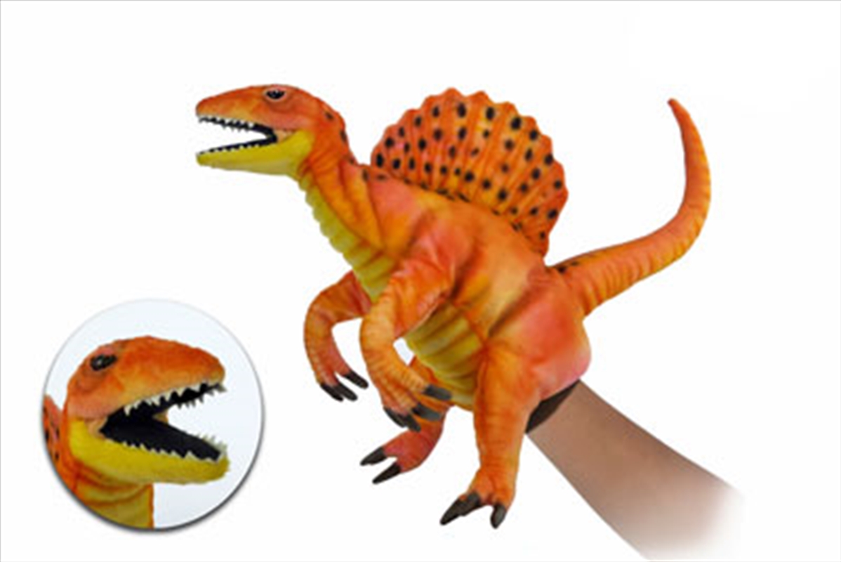 Spinosaurus Puppet Orange 42cm: Hansa Creations Plush Toy