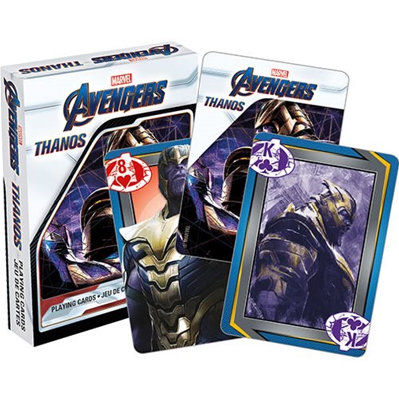 Buy the Avengers Endgame: Thanos Playing Cards in Playing Cards | Sanity
