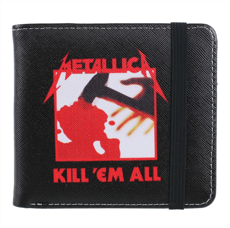 Buy the Metallica Kill Em All Seek & Destroy Wallet in Wallets | Sanity