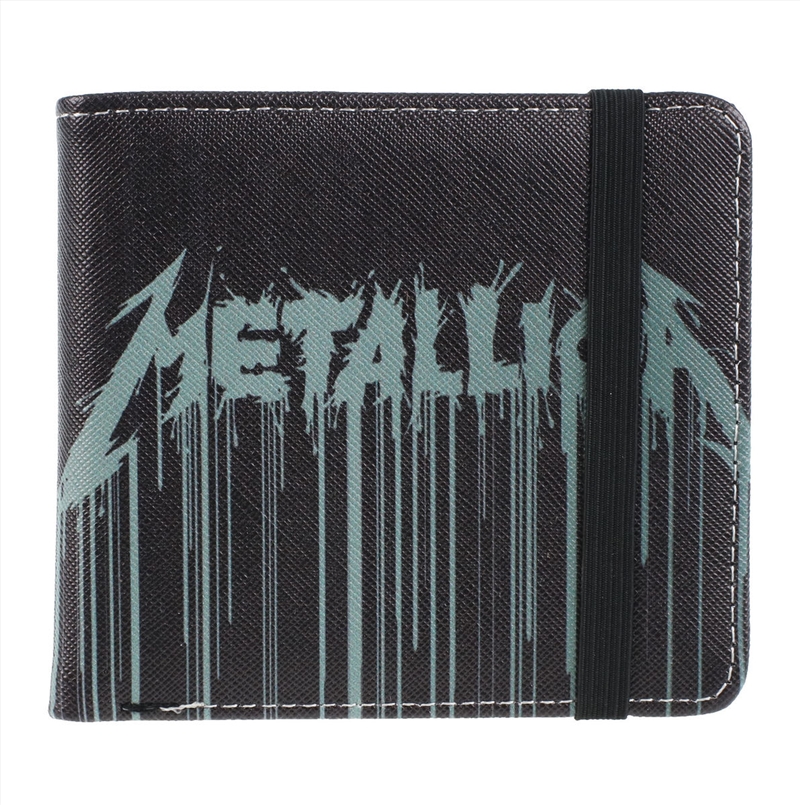 Buy the Metallica Drip Logo Wallet in Wallets | Sanity