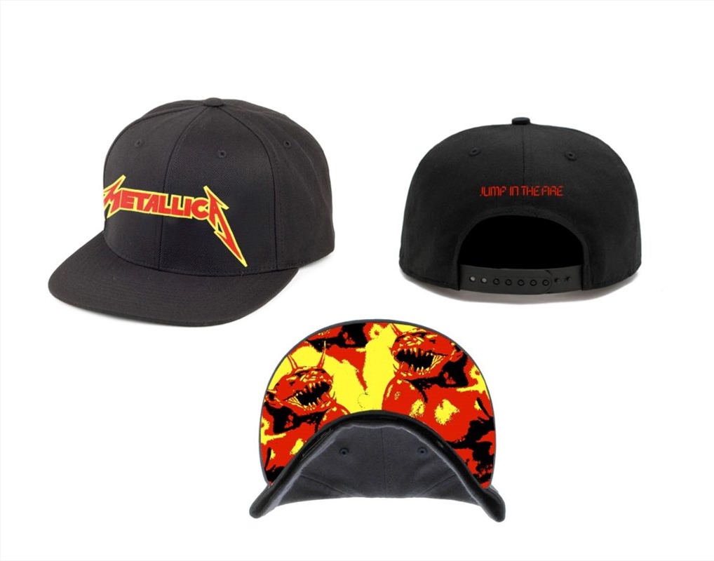 Metallica Jump In The Fire Snapback Hat - Buy Now
