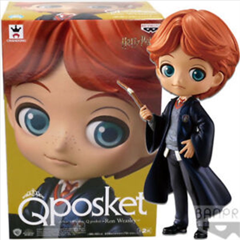 Buy the Harry Potter: Ron Weasley Qposket Figurine in Figurines | Sanity