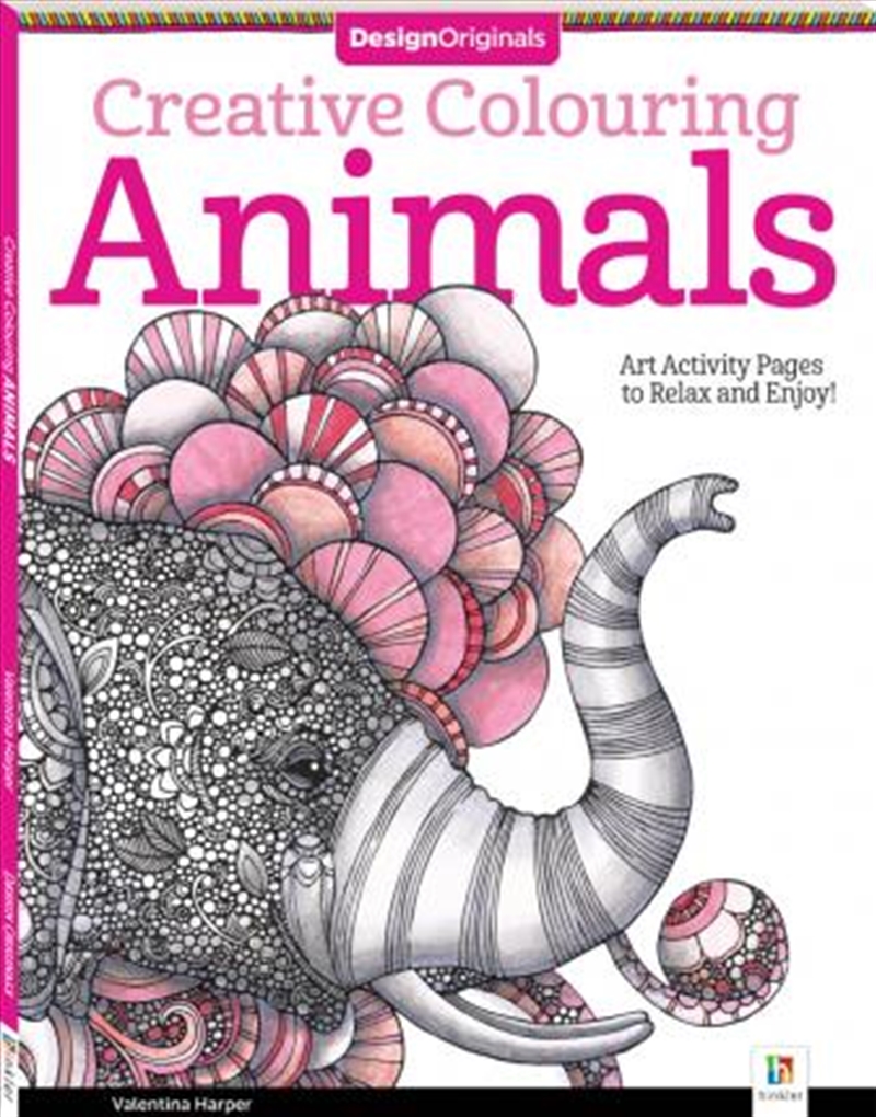 Buy Design Originals Creative Colouring: Animals by Hinkler Books ...