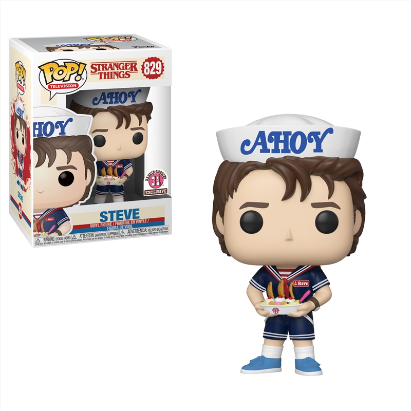 Buy Stranger Things - Steve (Sailor) US Exclusive, Pop Vinyl | Sanity