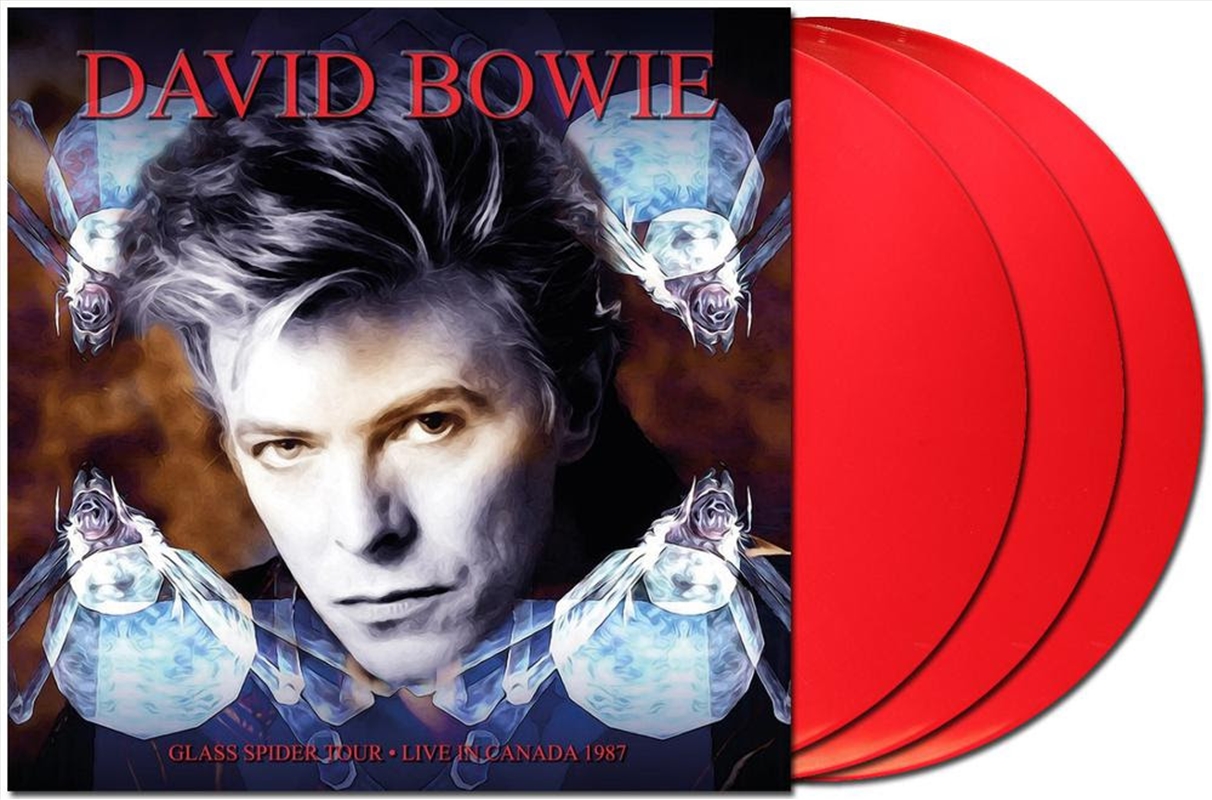 Buy David Bowie Glass Spider Tour - Limited Edition Red Coloured Vinyl ...