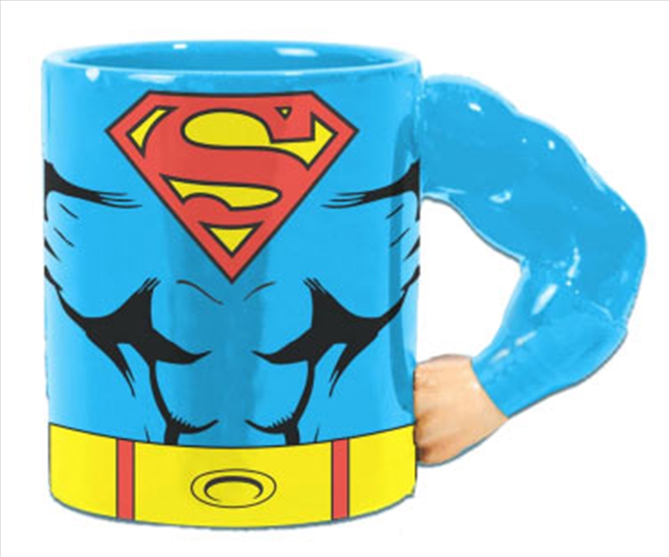 Buy Superman Hero Arm Mug, Drinkware | Sanity