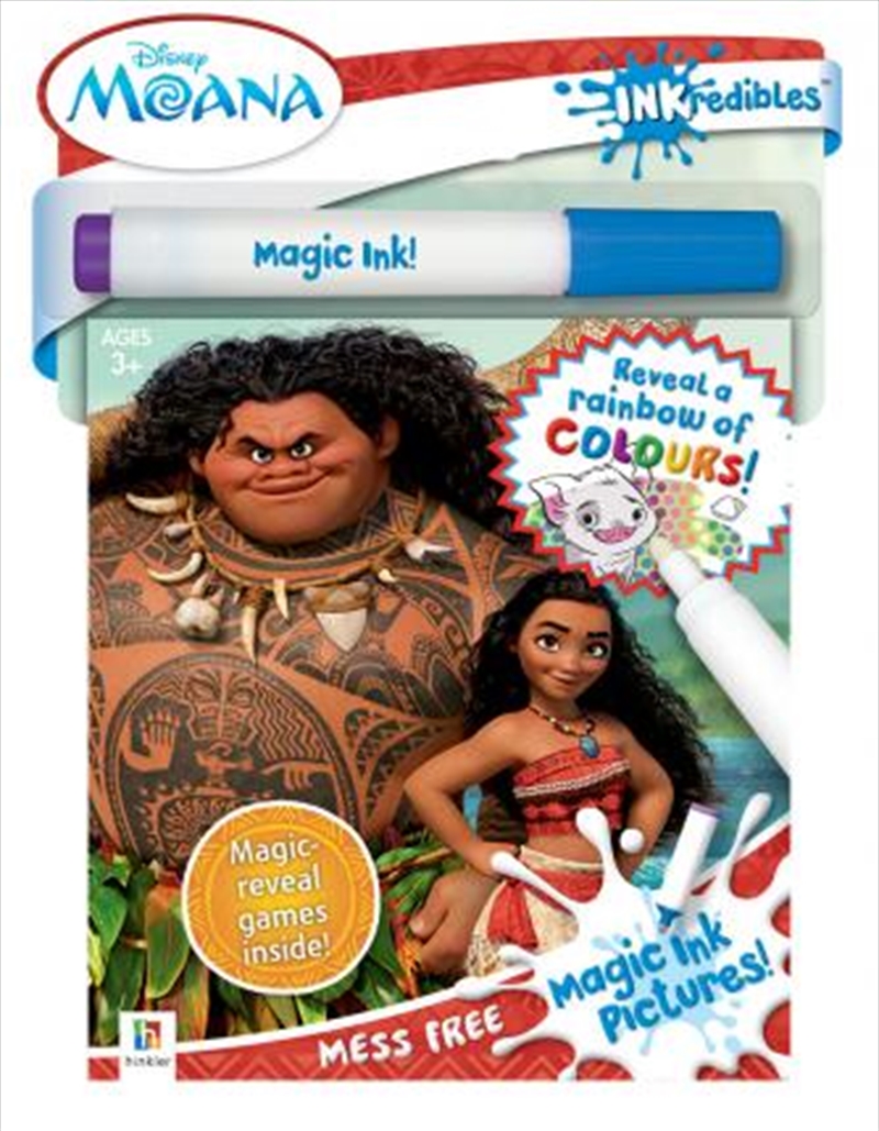 Buy Inkredibles Moana Magic Ink Pictures by Hinkler Books, Books | Sanity