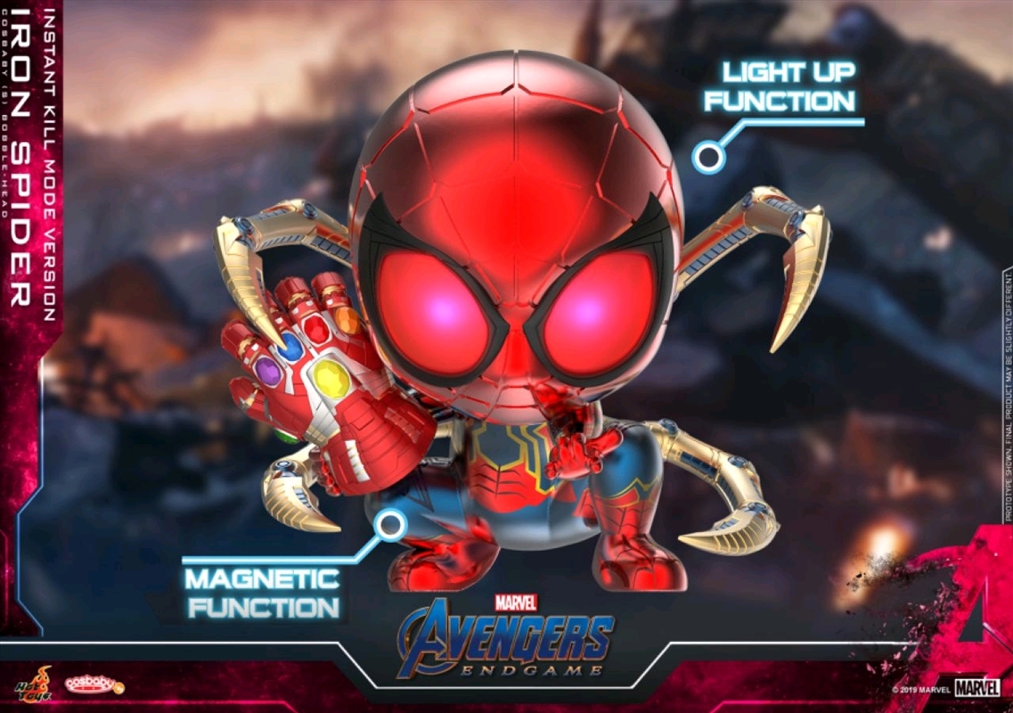 Buy Avengers 4: Endgame - Iron Spider Instant Kill Light Up Cosbaby ...
