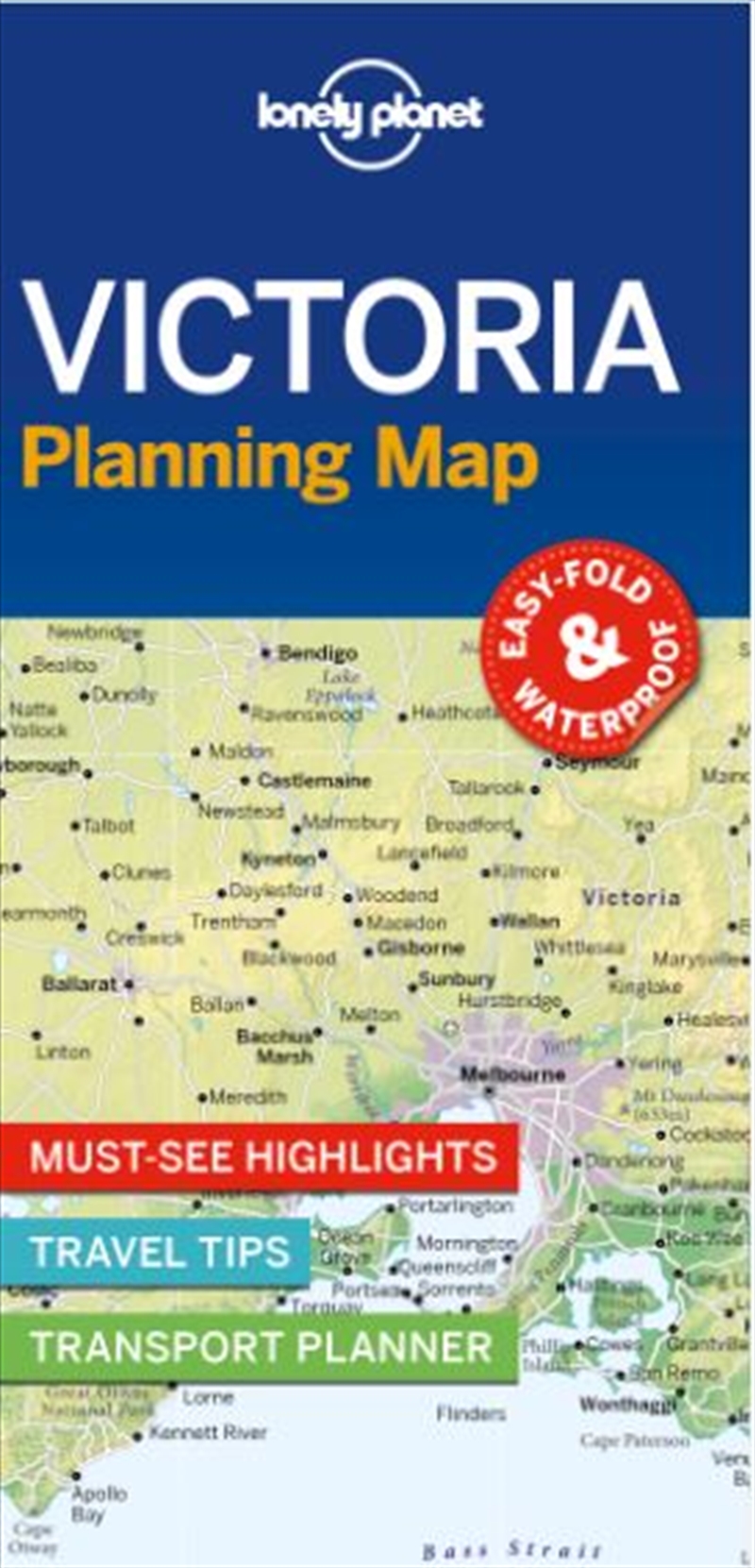 Buy Lonely Planet Victoria Planning Map Online | Sanity