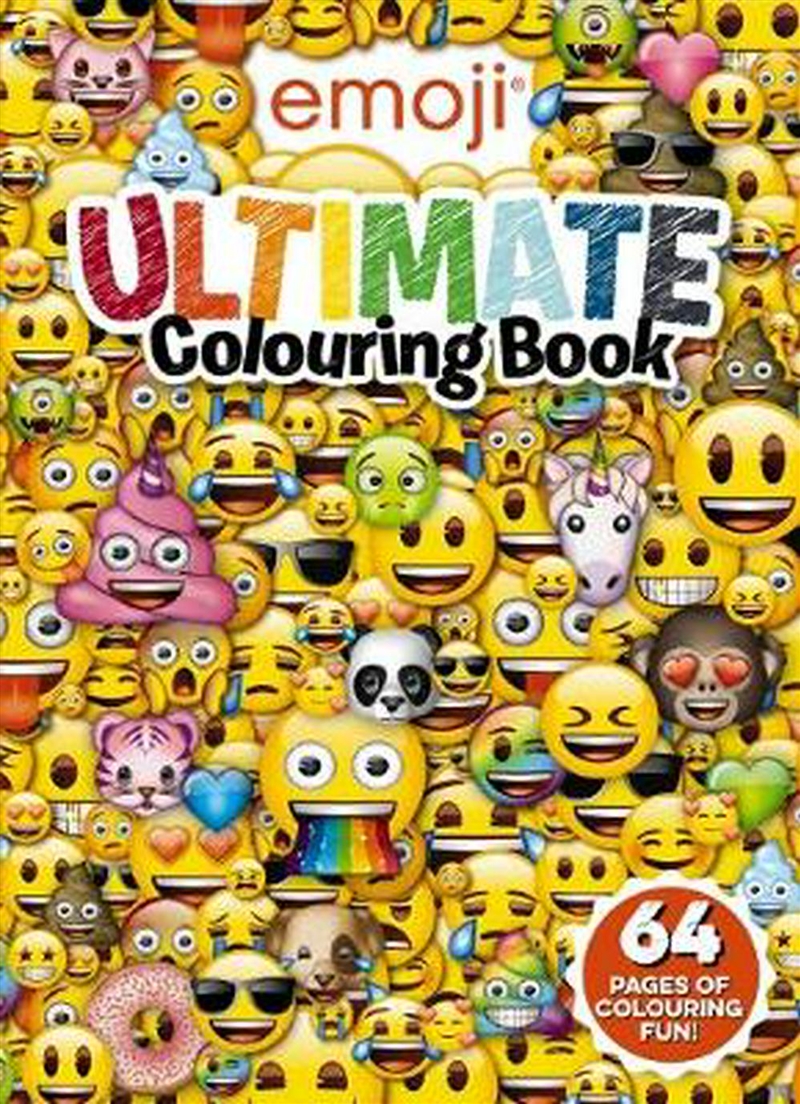 Buy emoji: Ultimate Colouring Book by Scholastic Australia, Books | Sanity