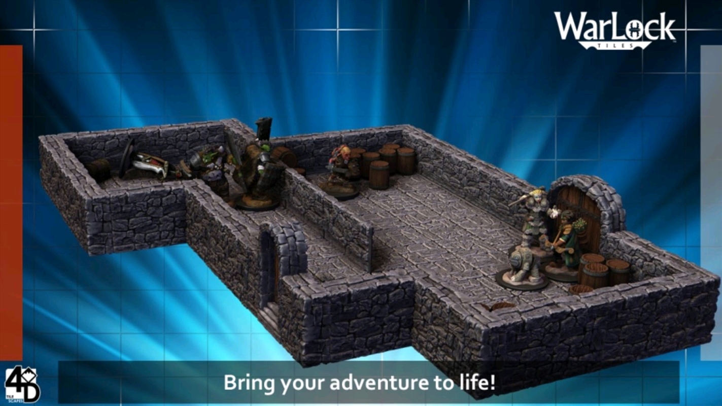 Buy WarLock Tiles - Dungeon Tiles Advanced Starter Set, Rpg | Sanity