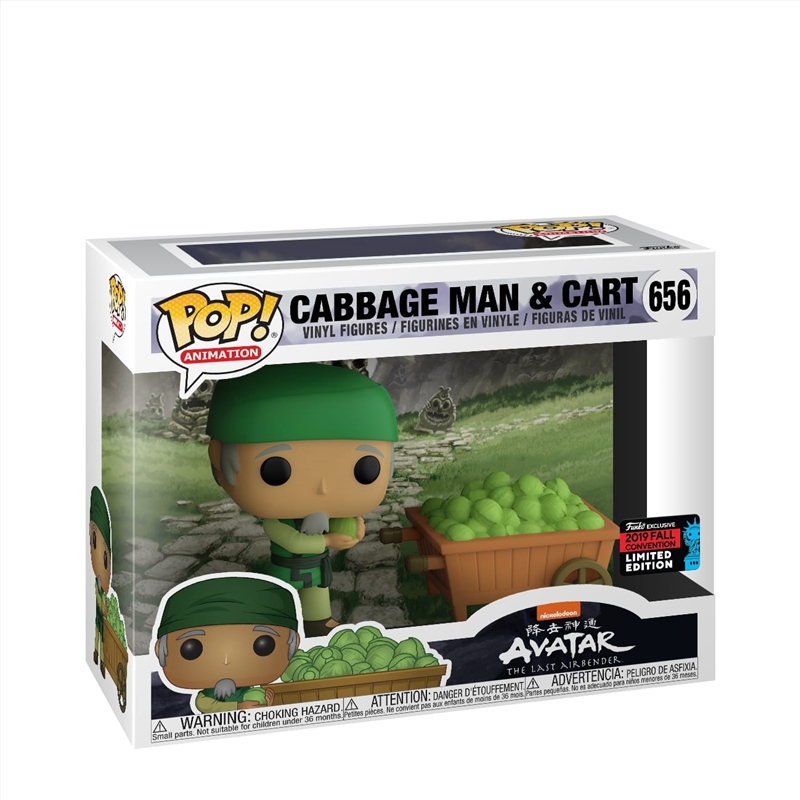 Buy Avatar TLA - Cabbage Man & Cart 2-Pack NYCC19, Pop Vinyl | Sanity