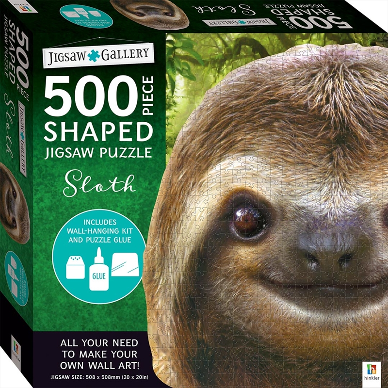 Buy 500 Piece Shaped Jigsaw: Sloth Puzzle | Sanity