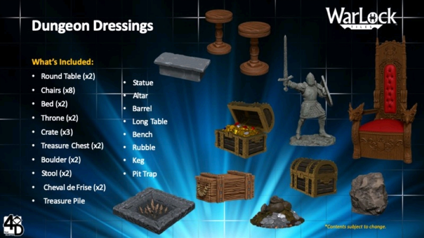 Buy WarLock Tiles - Dungeon Dressings, Rpg | Sanity