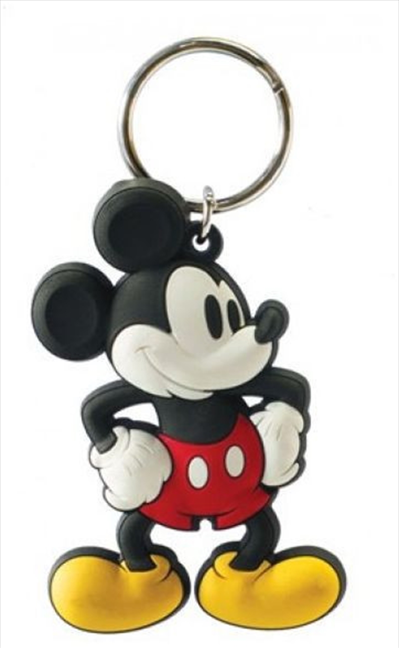 Keyring Soft Touch Retro Mickey Mouse | Sanity