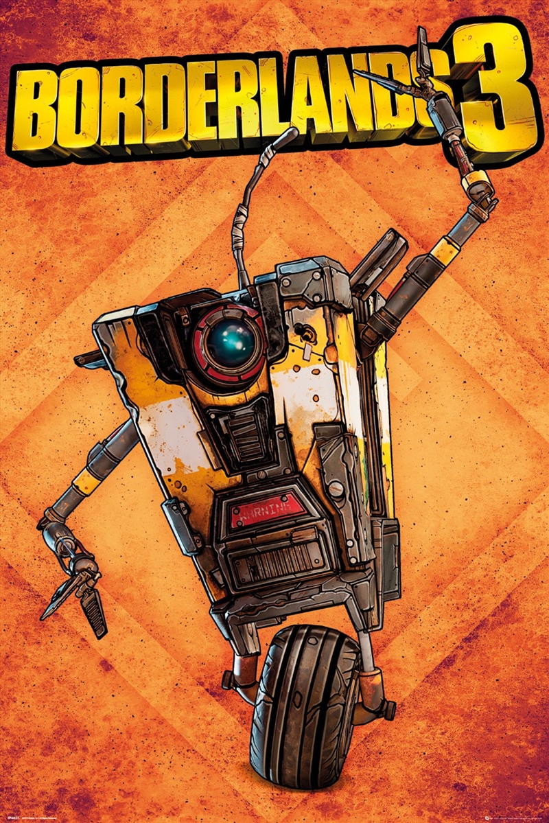 Buy Borderlands 3 - Claptrap Poster in Posters | Sanity