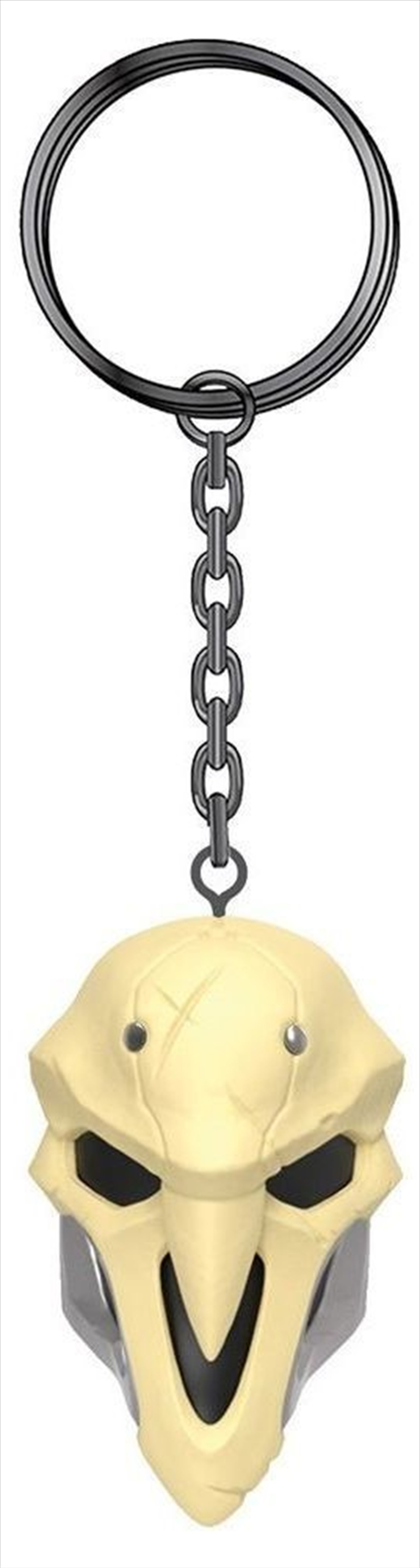 Overwatch Reaper Mask 3D Keychain White | Sanity