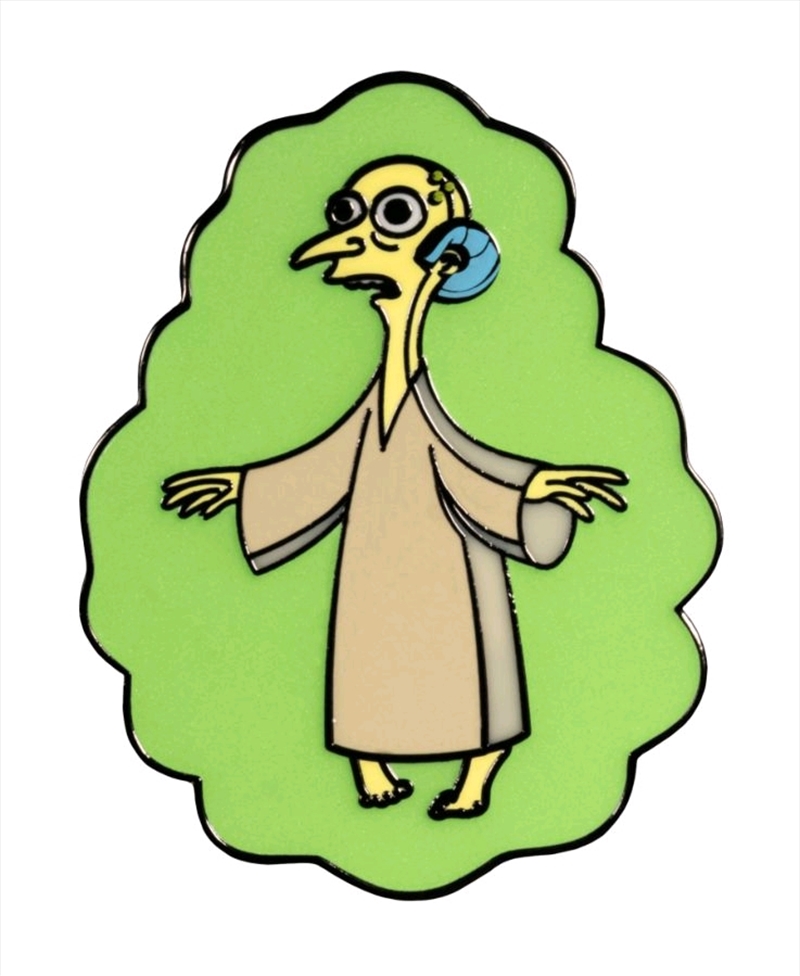 Simpsons - Mr Burns Alien Glow in the Dark Enamel Pin | Sanity