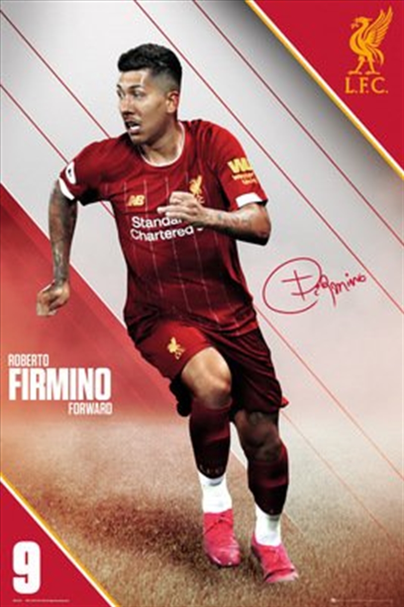 Buy Liverpool FC Firmino Poster in Posters | Sanity