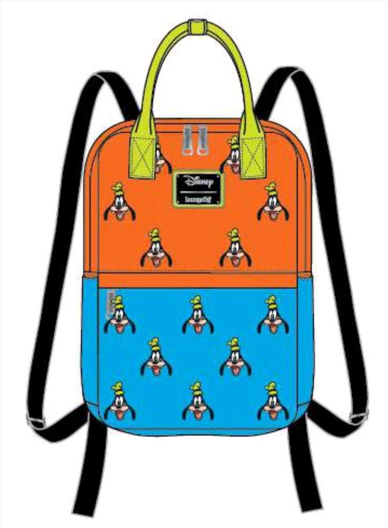 Mickey Mouse - Goofy Face Print Backpack, Apparel | Sanity