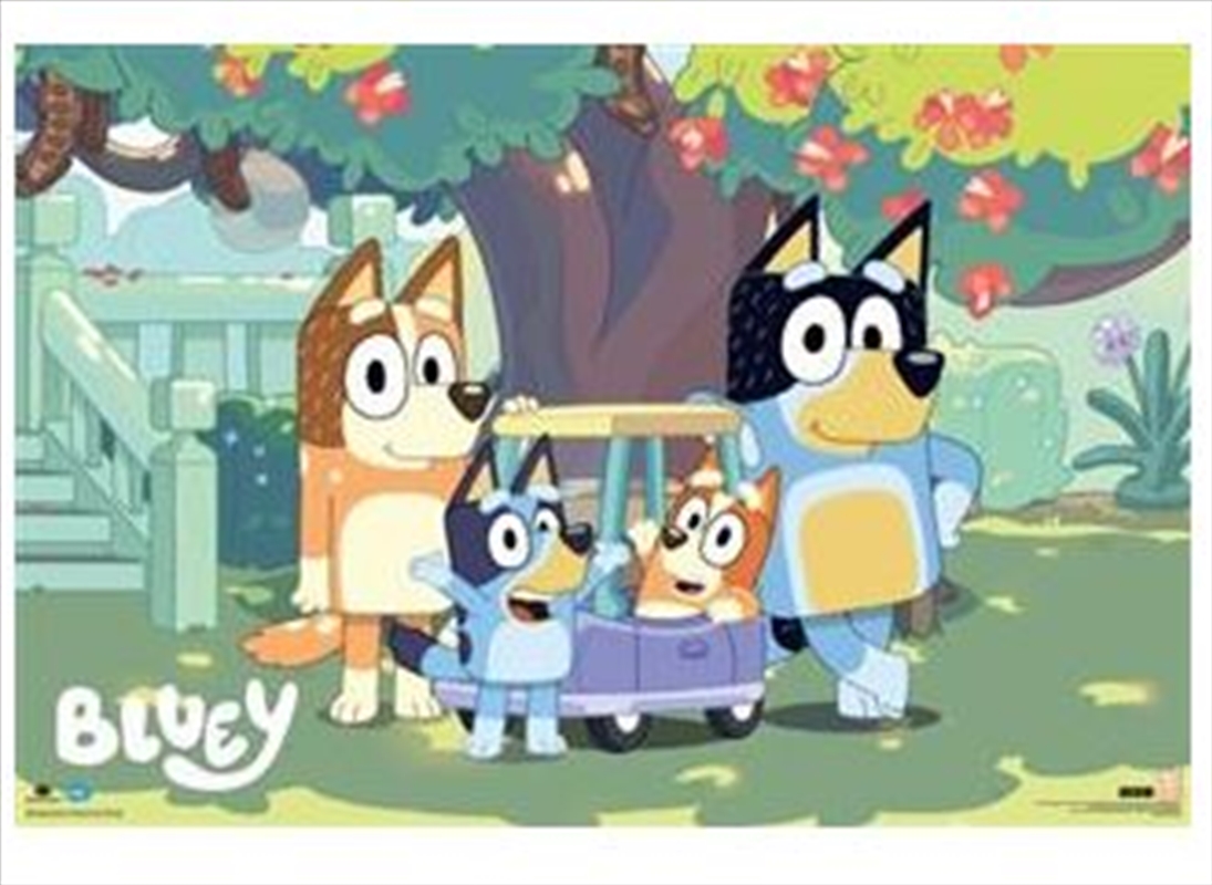 Buy Bluey - Family Under Tree Poster in Posters | Sanity