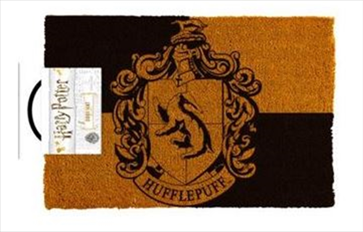 Harry Potter - Hufflepuff Crest Doormat, Merchandise | Sanity