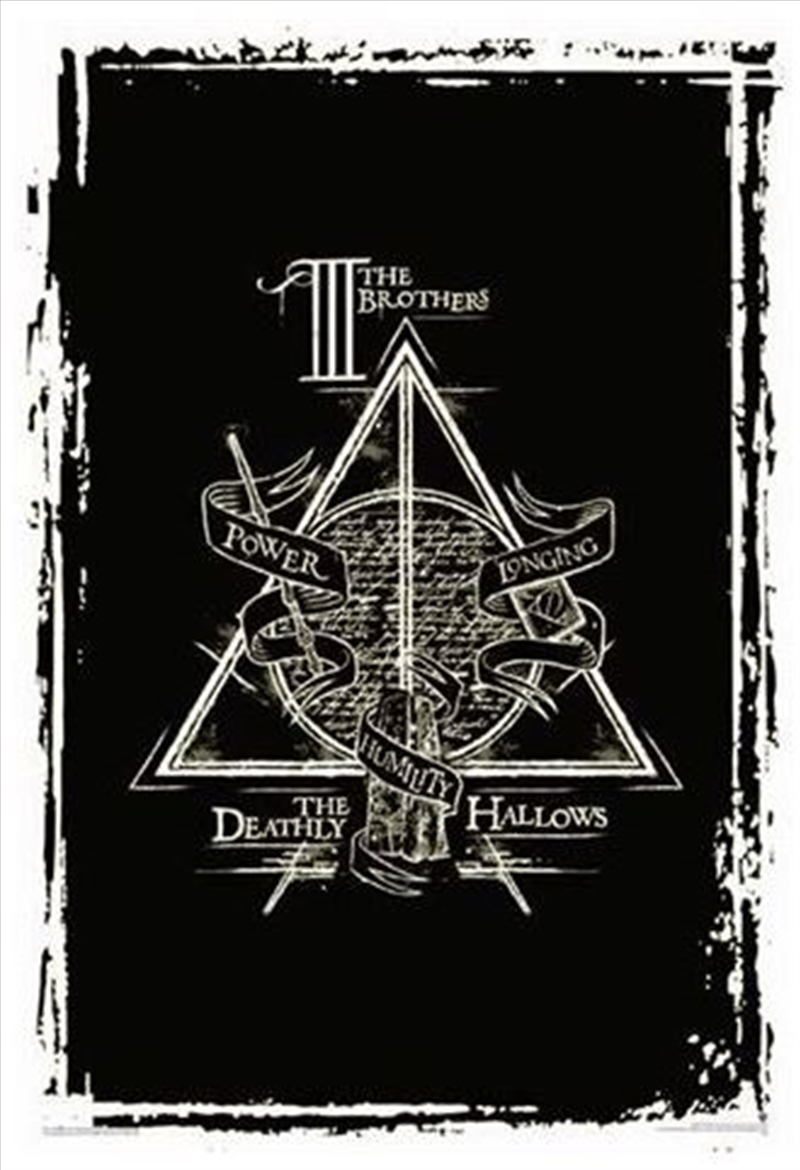 Buy Harry Potter - Deathly Hallows Poster in Posters | Sanity