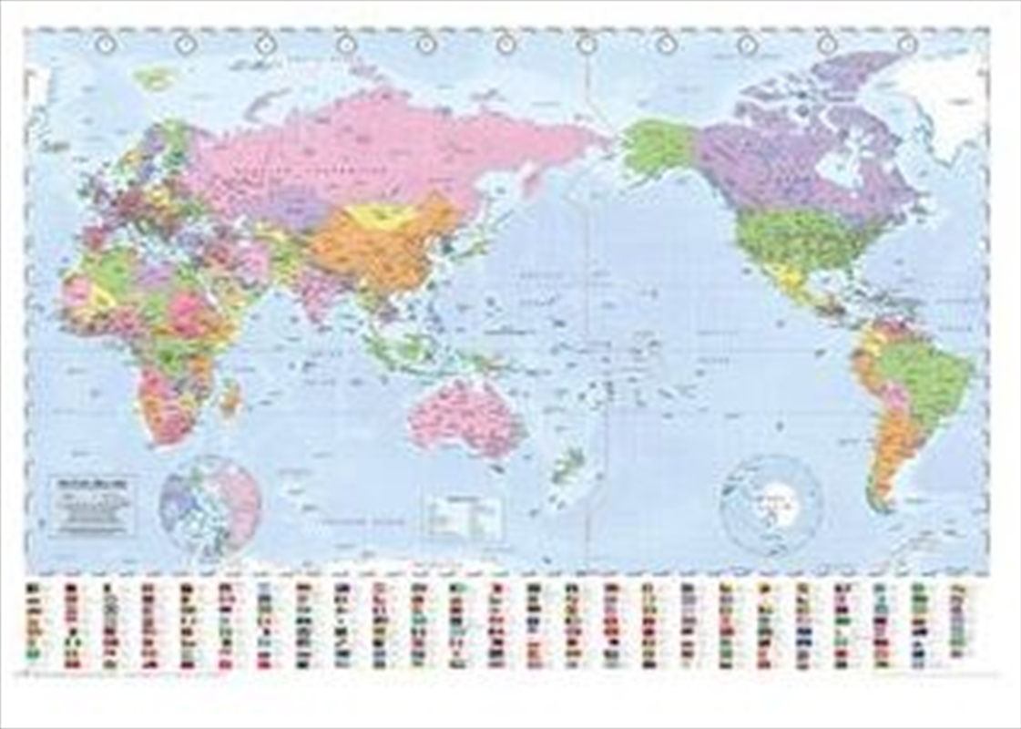 Buy World Map With Flags - 2020 Poster in Posters | Sanity