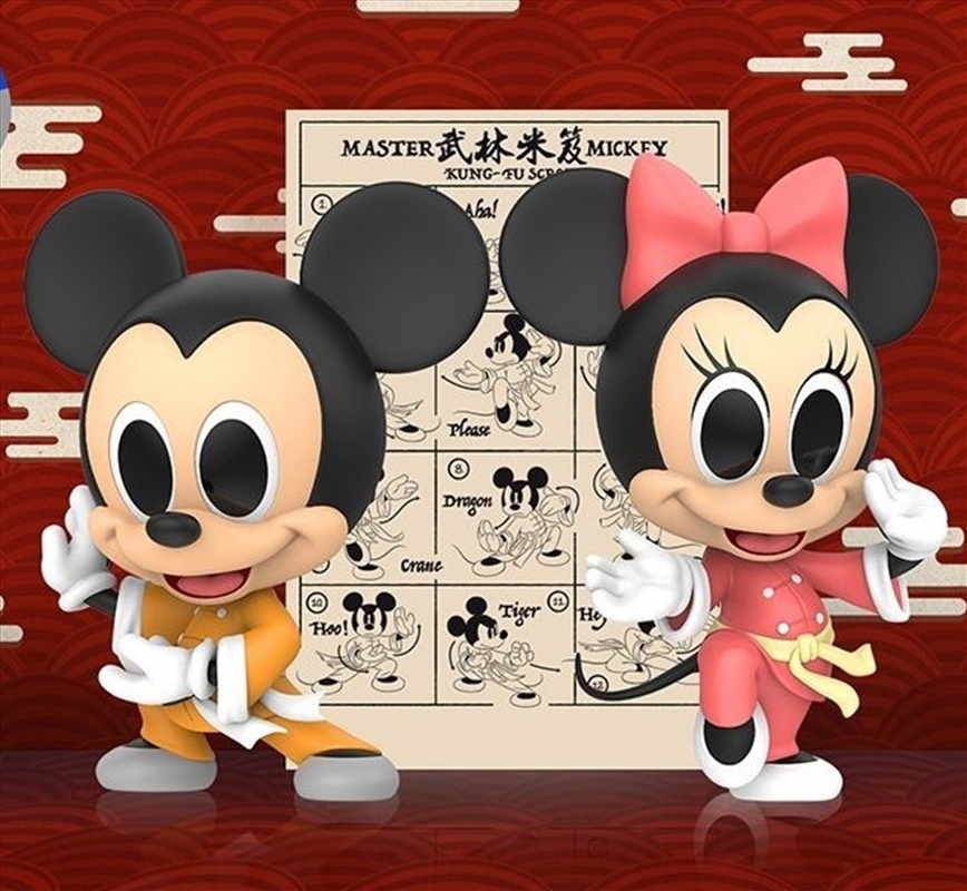 Buy Mickey Mouse - Kung Fu Mickey & Minnie Cosbaby Set Online | Sanity