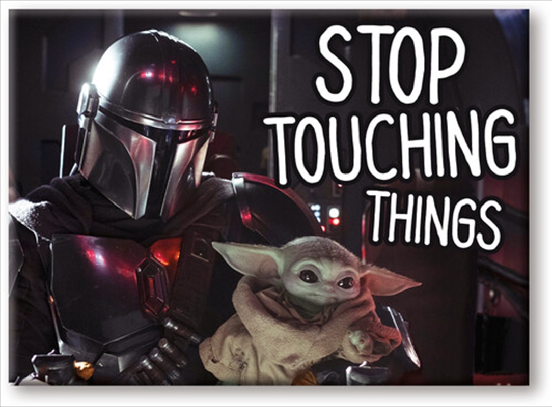 Buy Star Wars: The Mandalorian - The Child Baby Yoda Stop Touching 2.5 ...