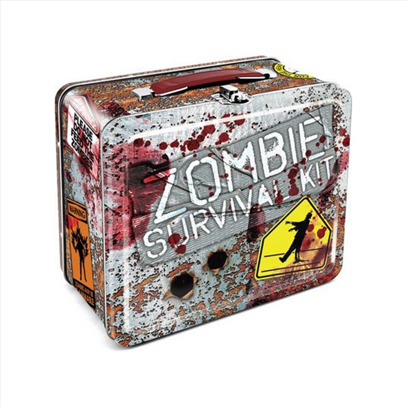 Buy Zombie Survival Tin Carry All Fun Box / Lunch Box | Sanity