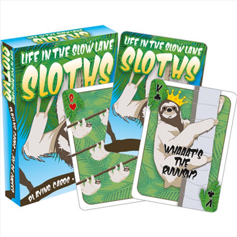 Buy Sloth Playing Cards, Card Game | Sanity