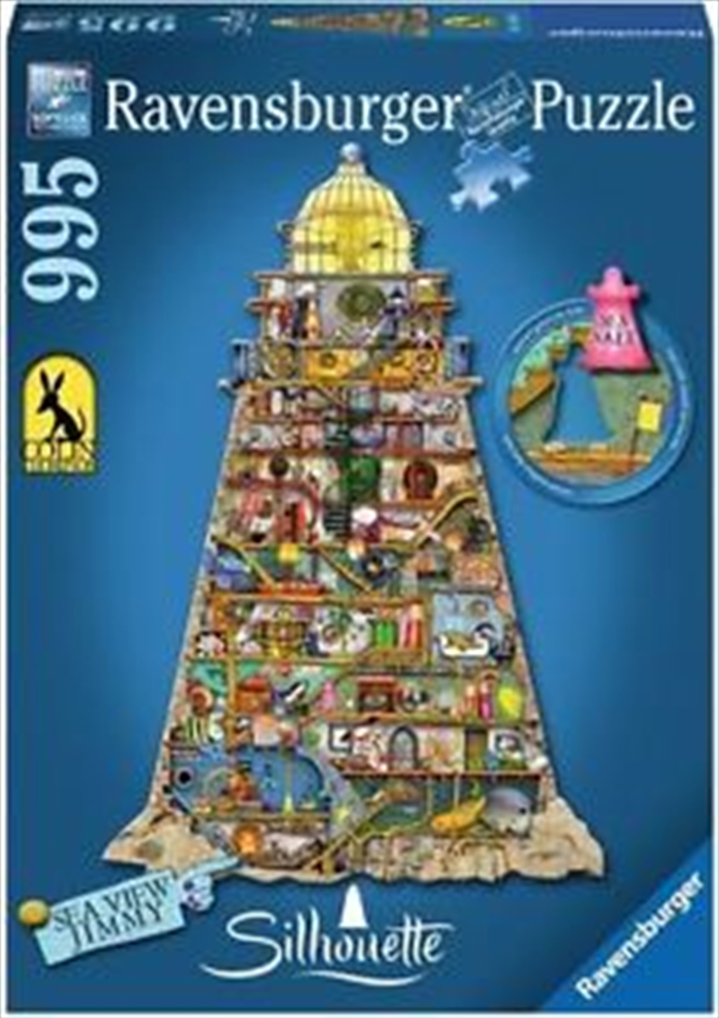 Buy Silhouette Ludicrous Lighthouse 995pc Puzzle | Sanity
