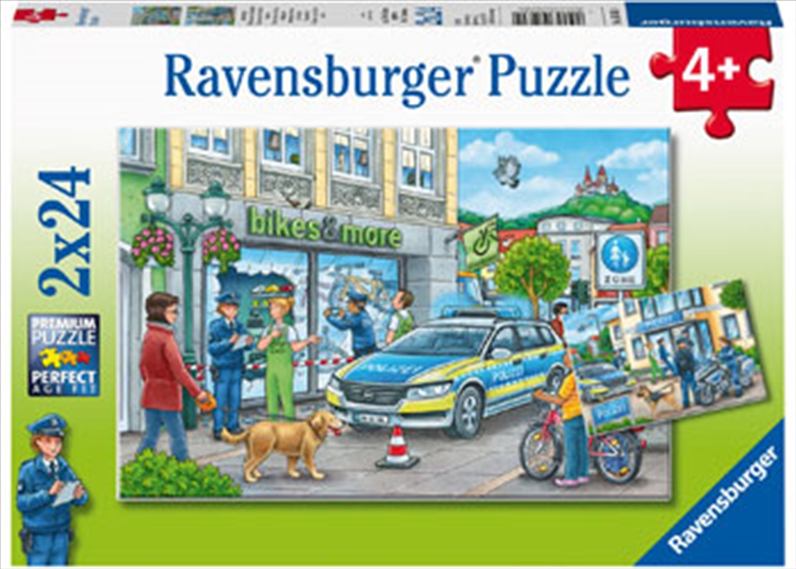Buy Police At Work 2x24pc Puzzle | Sanity