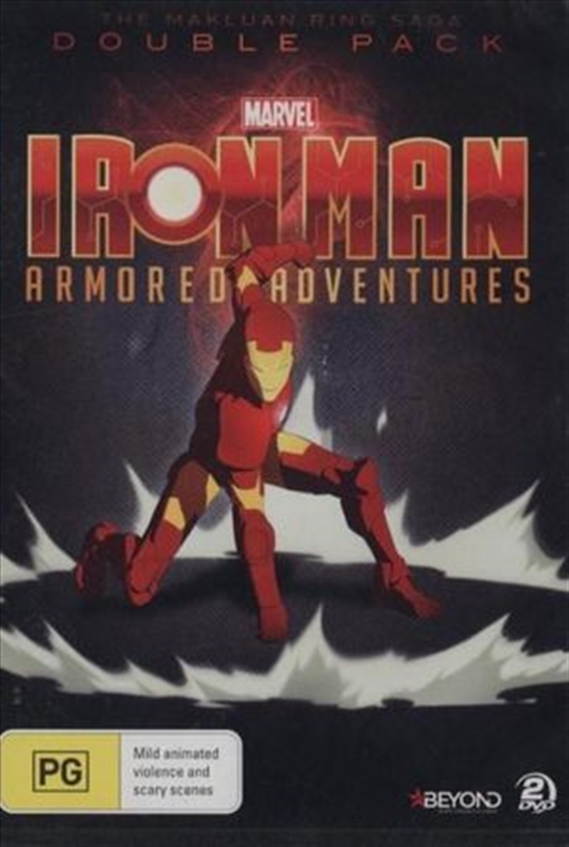 Buy Iron Man Armor Makluan Ring Saga Double Pack on DVD | Sanity