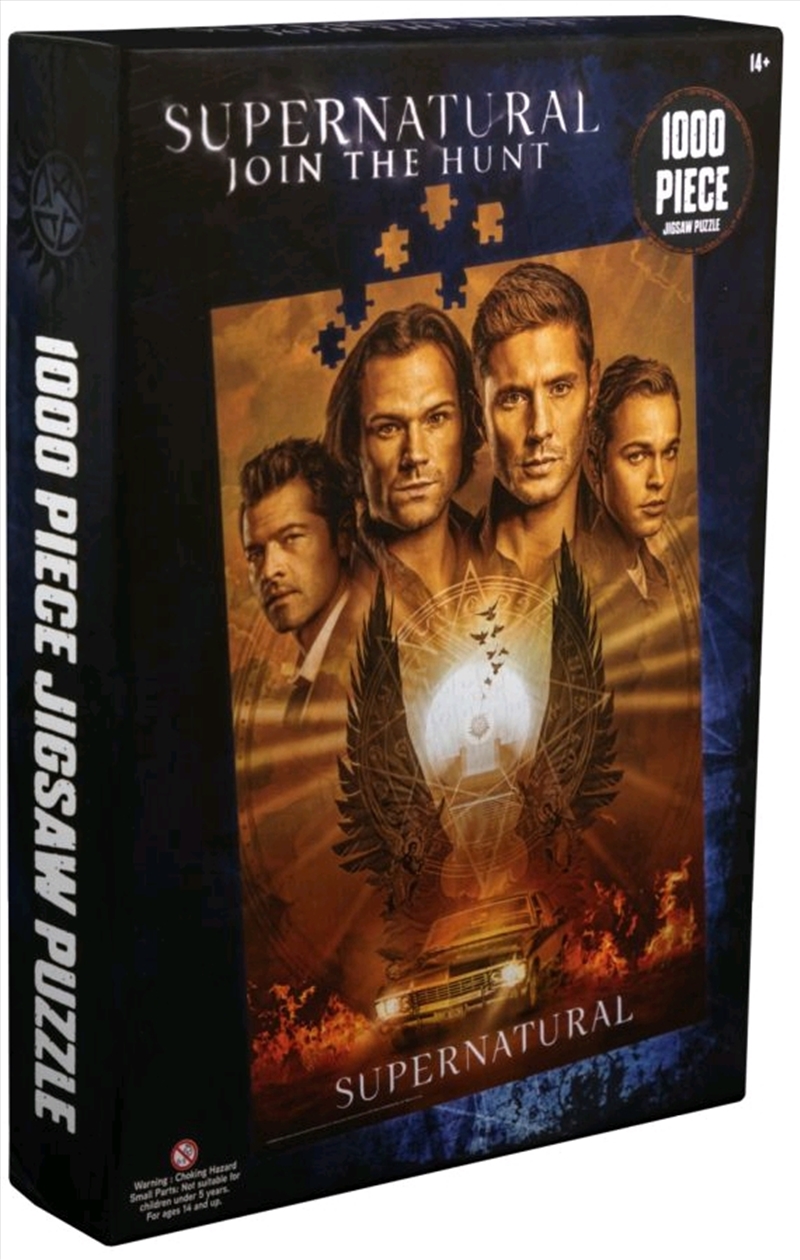 Supernatural - Poster 1000 Piece Jigsaw Puzzle, Puzzles | Sanity