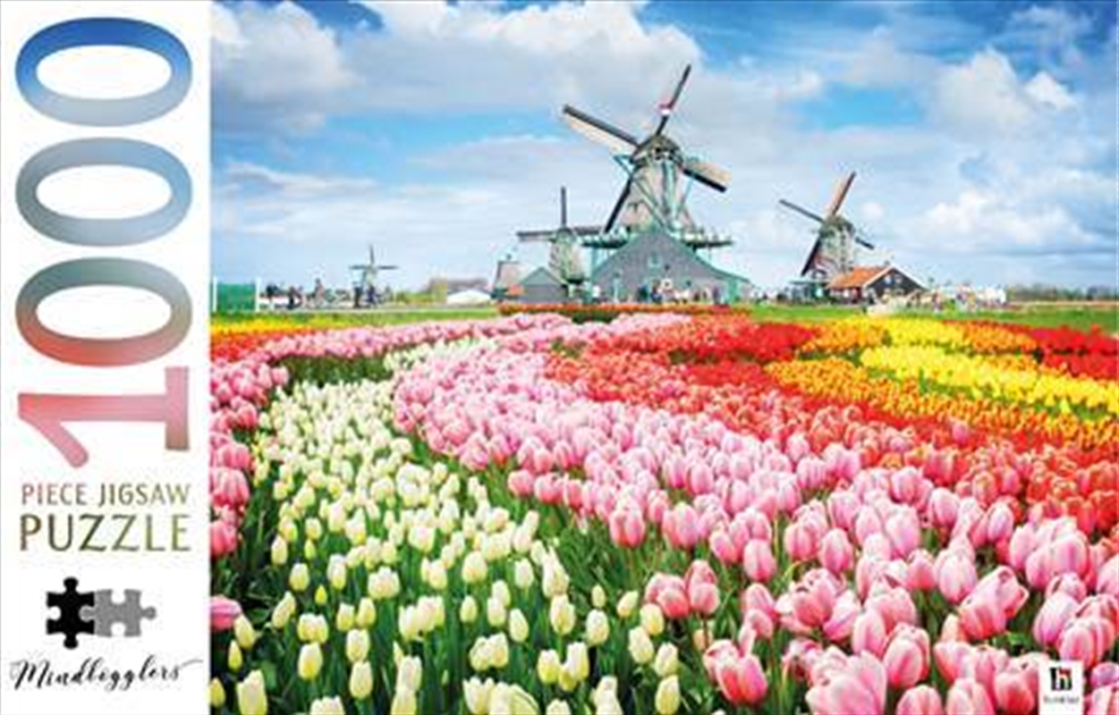 Dutch Windmills Netherlands 1000 Piece Puzzle, Puzzle | Sanity