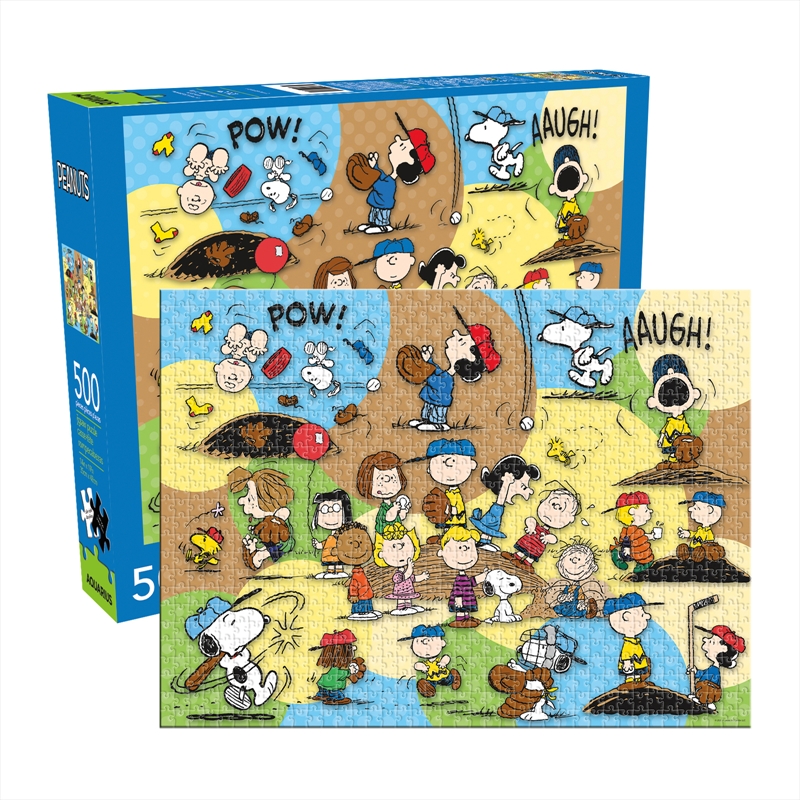 Buy Peanuts Baseball 500 Piece Puzzle, Puzzle | Sanity