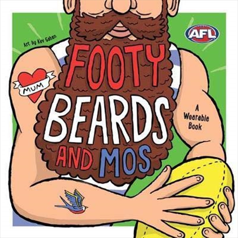 Buy Footy Beards and Mos by Ella Meave, Books | Sanity