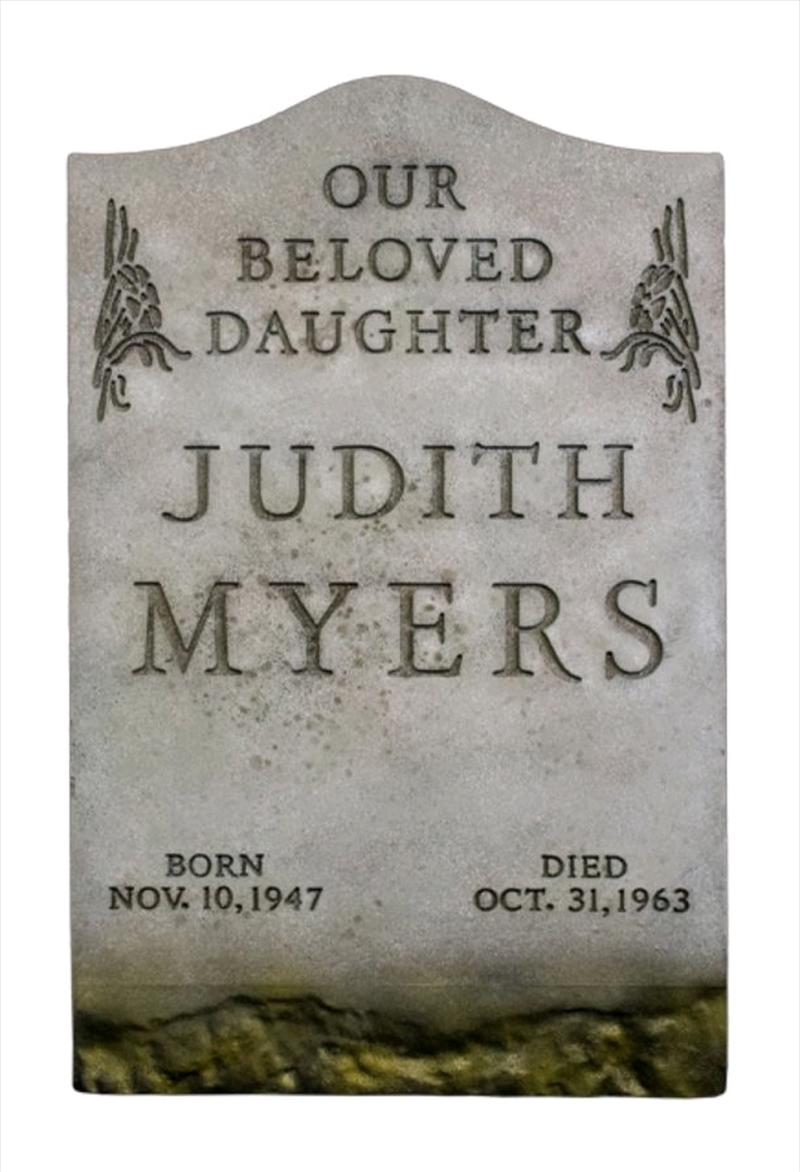 Halloween (1978) - Judith Myers Tombstone Prop Replica, Figurines ...
