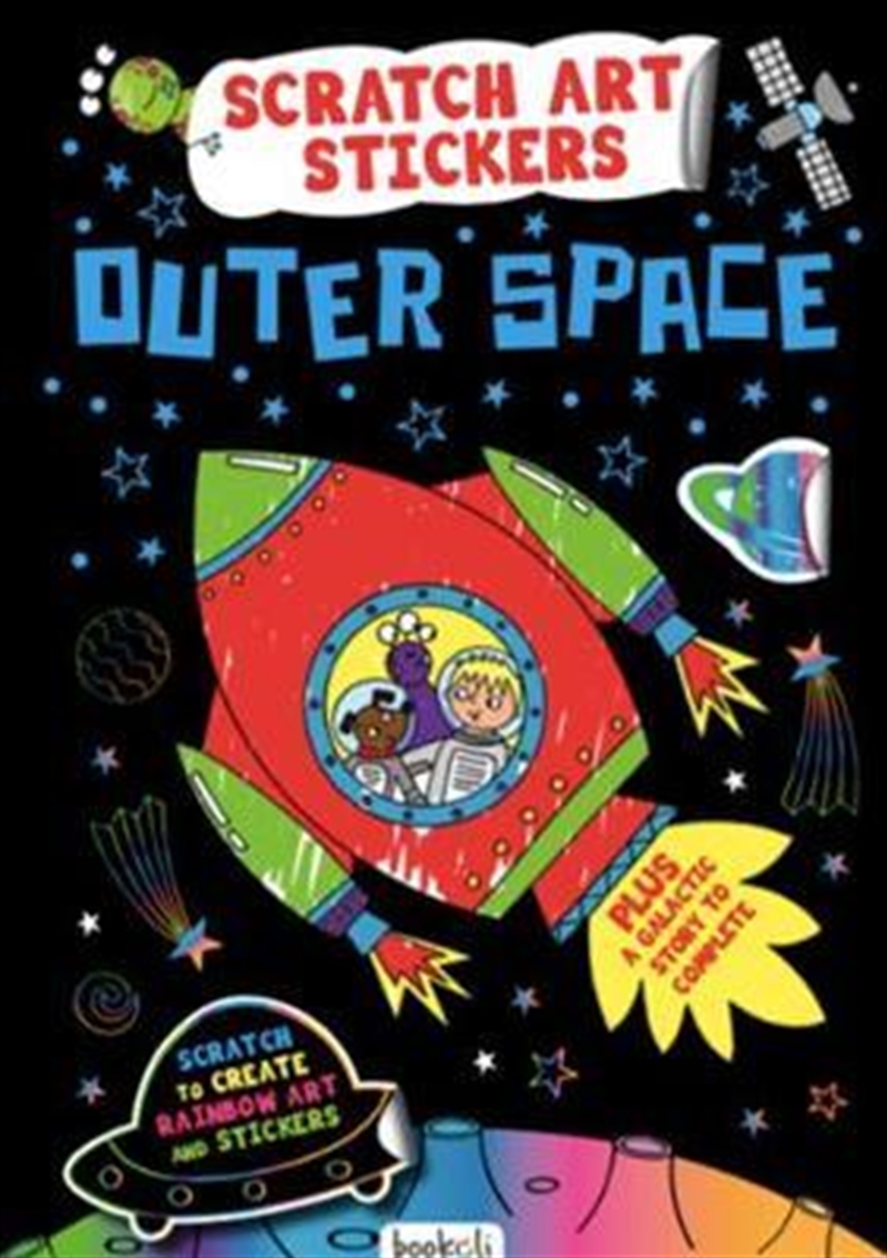 Buy Outer Space : Scratch Art Stickers Online | Sanity