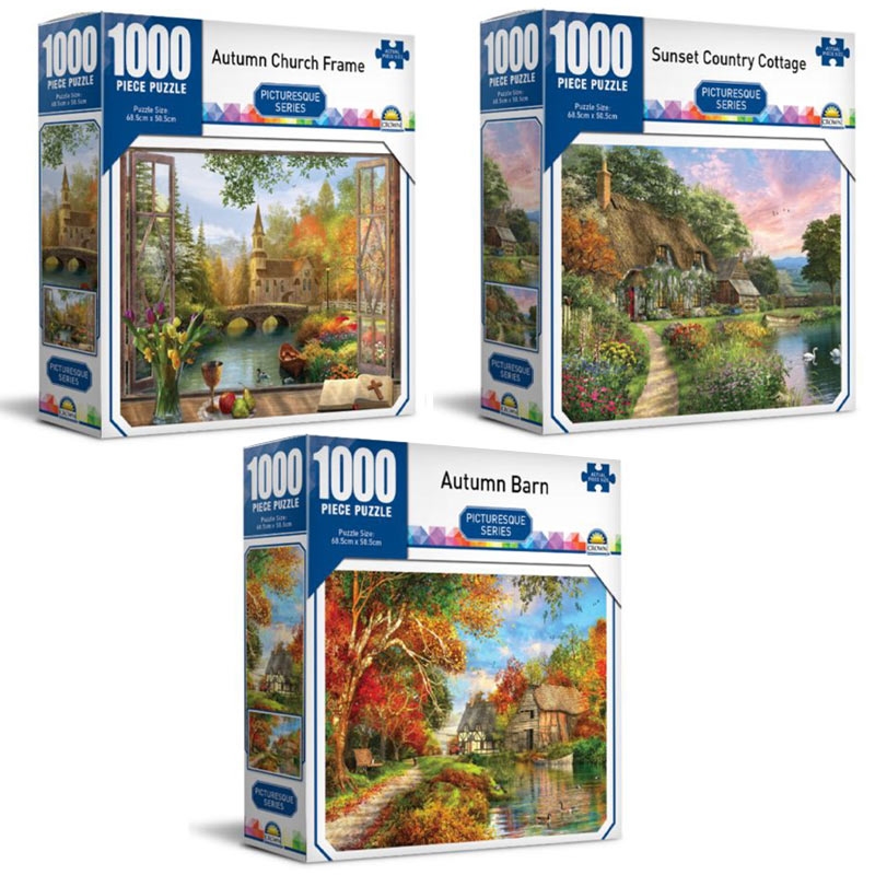 Buy Picturesque Series - Crown 1000 Piece Puzzle (SELECTED AT RANDOM ...