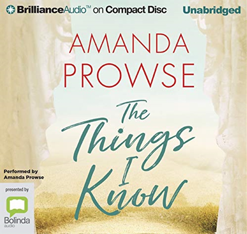 Buy Things I Know by Amanda Prowse, Audio Books | Sanity