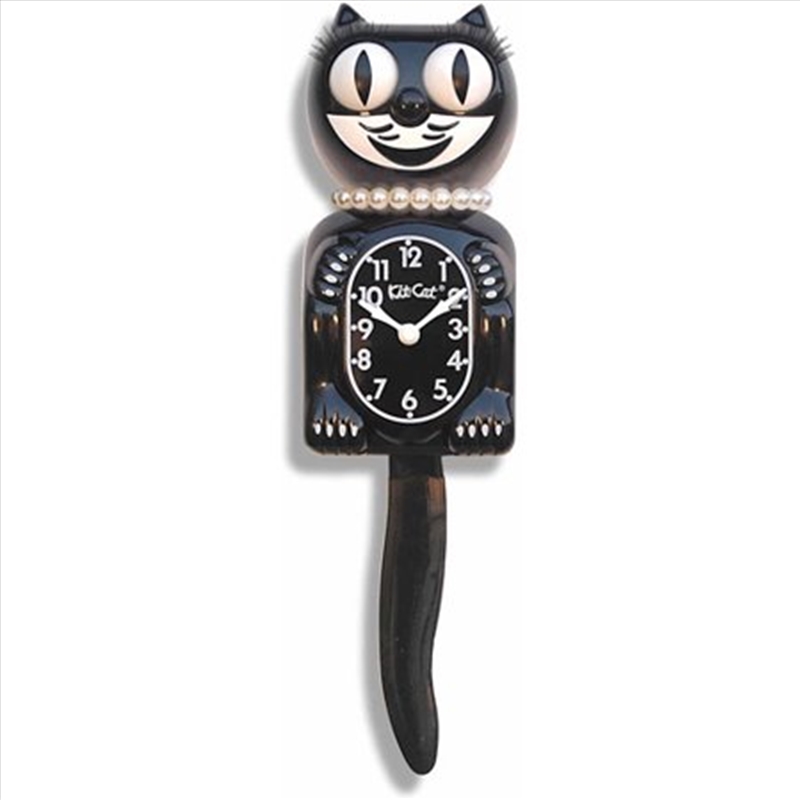 Black Lady Kit Cat Clock Clock | Sanity