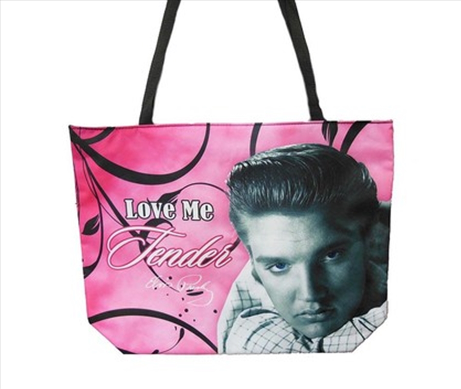 Elvis Tote Bag Love Me Tender, Apparel | Sanity