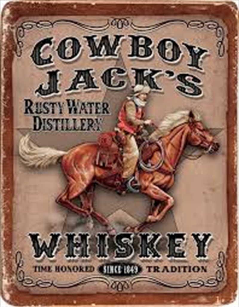 Buy Cowboy Jacks Tin Sigh | Sanity