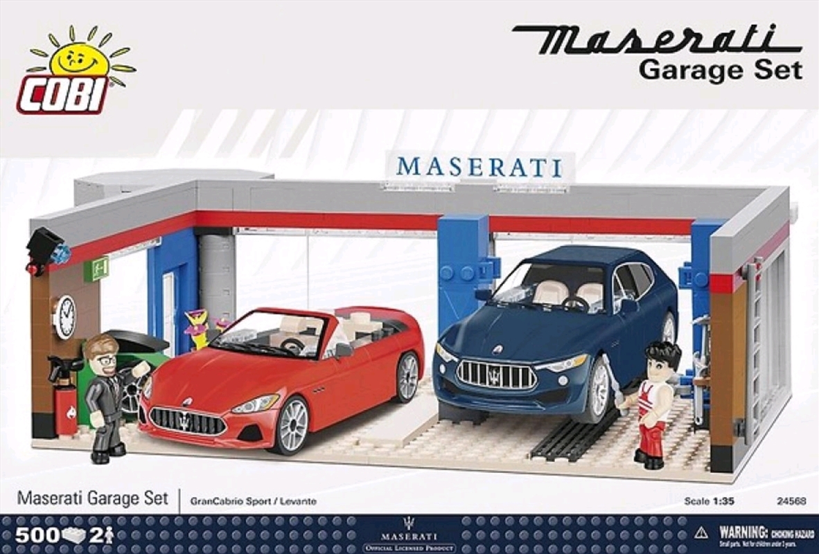 Buy Cobi: Maserati - Garage 500 piece Construction Set | Sanity