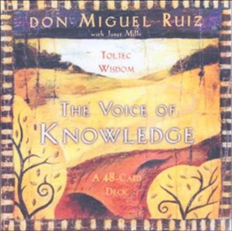 Don Ruiz Miguel - The Voice Of Knowledge Cards - 9781401905309 | Sanity